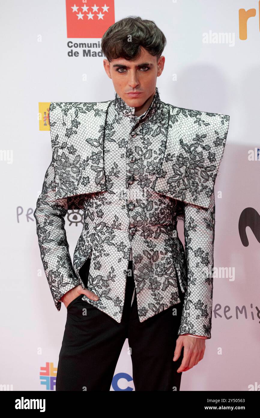 Luc Loren attends to the red carpet at the 28th Forque Awards at ...