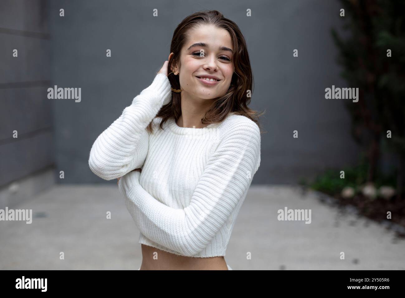 Berta Castañe poses for a Photo session Madrid on November 15, 2022 in ...
