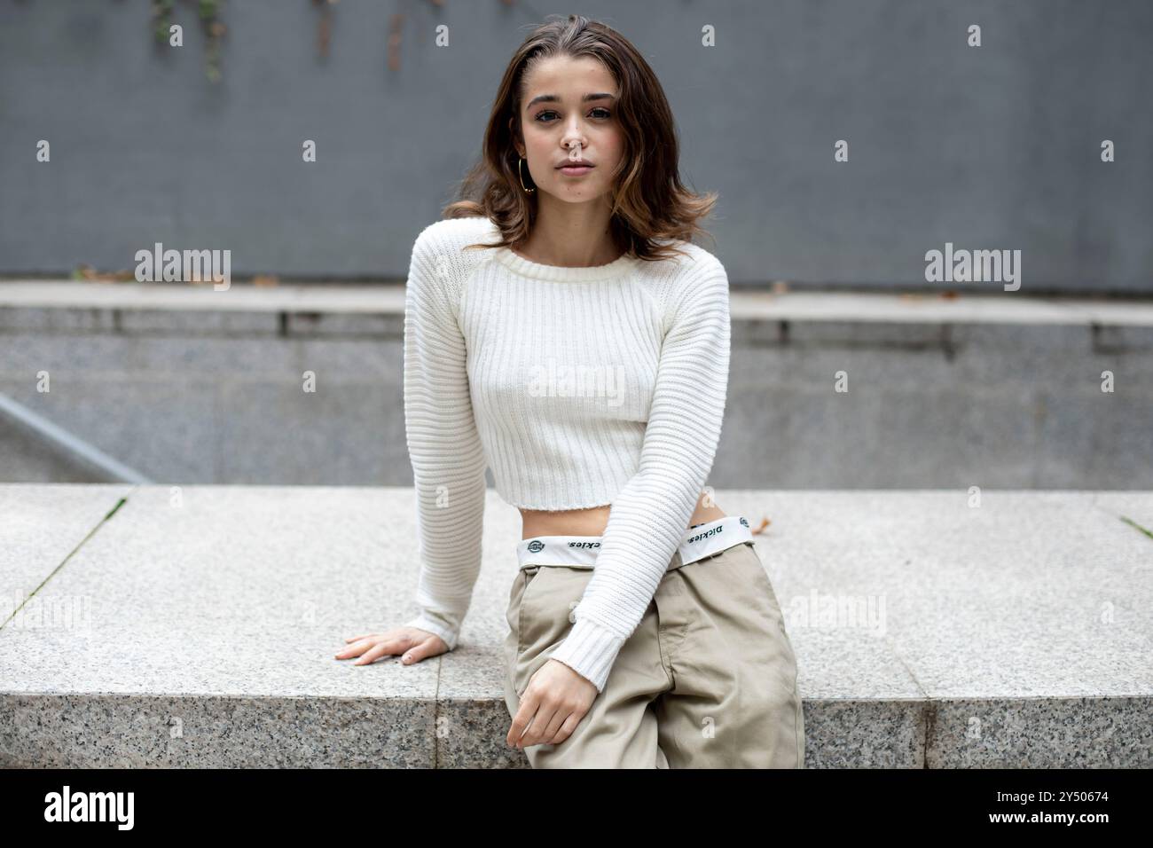 Berta Castañe poses for a Photo session Madrid on November 15, 2022 in ...