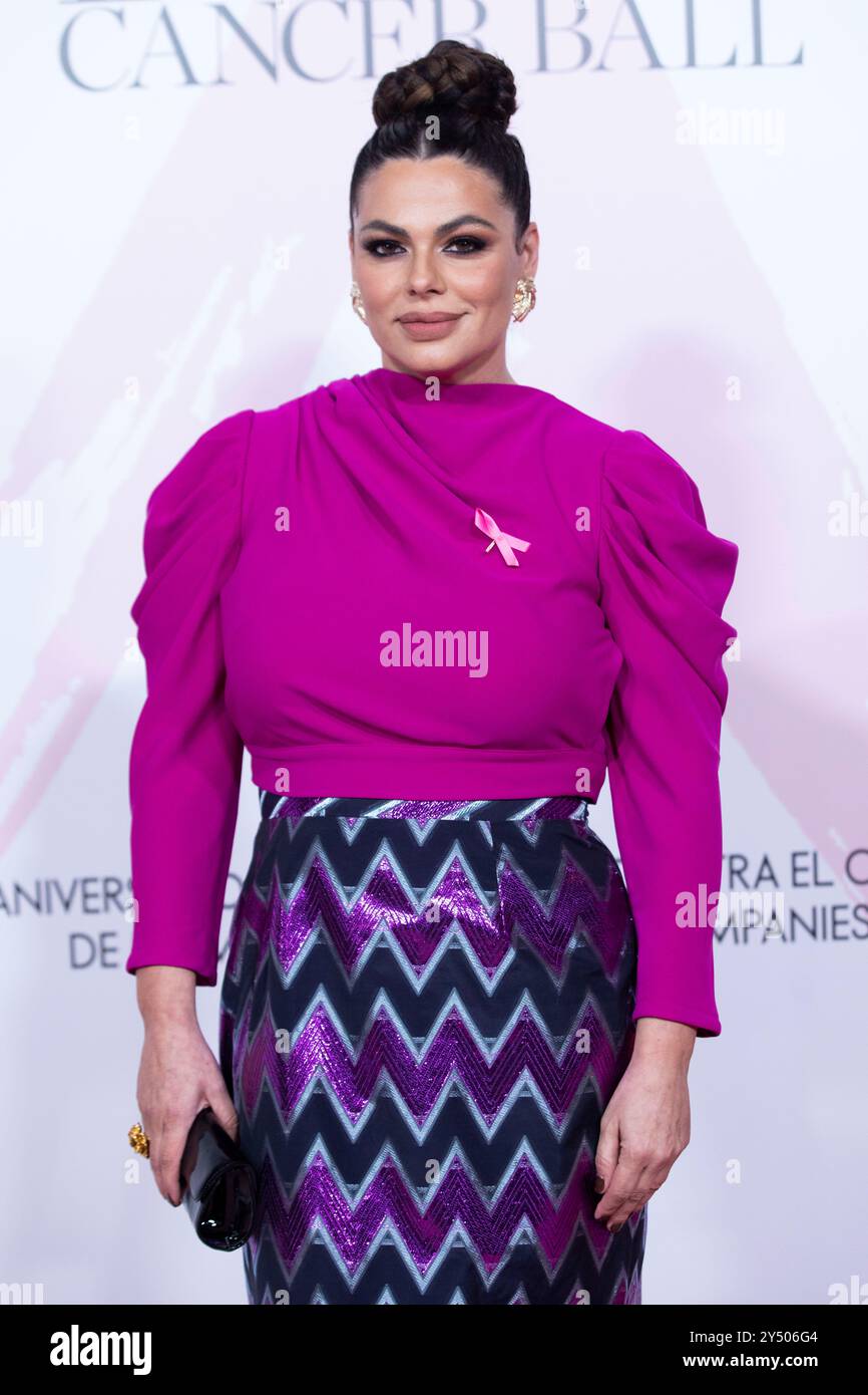 Marisa Jara attends to "Cancer Ball" Charity Dinner presented by Elle ...