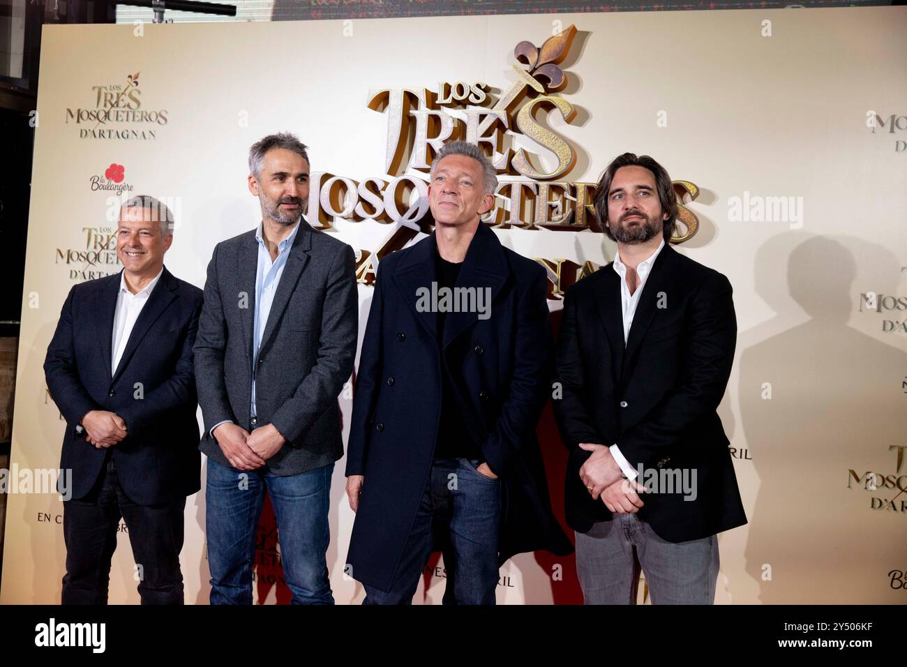 Vincent Cassel, director Martin Bourboulon and producer Dimitri Rassam ...