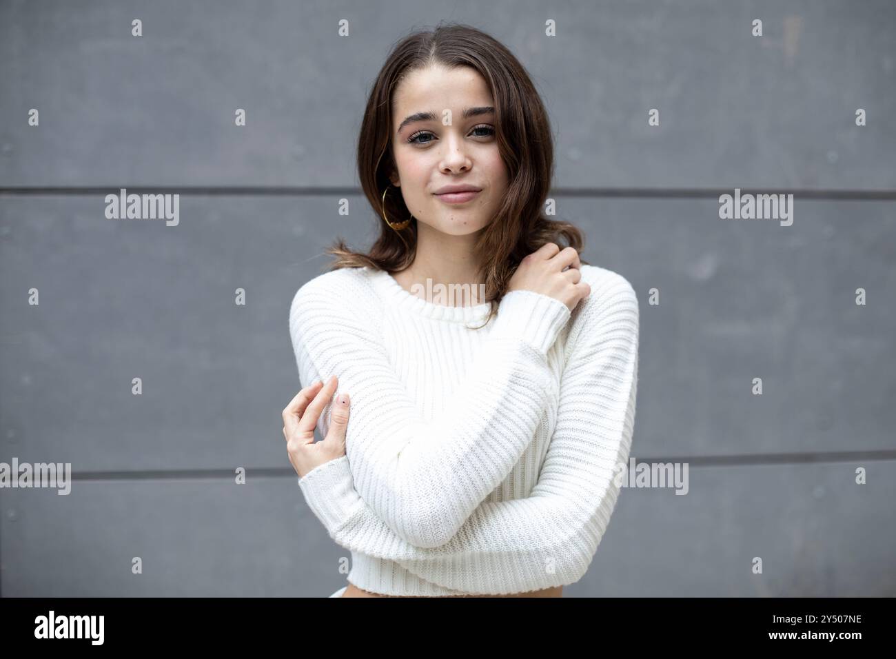 Berta Castañe poses for a Photo session Madrid on November 15, 2022 in ...