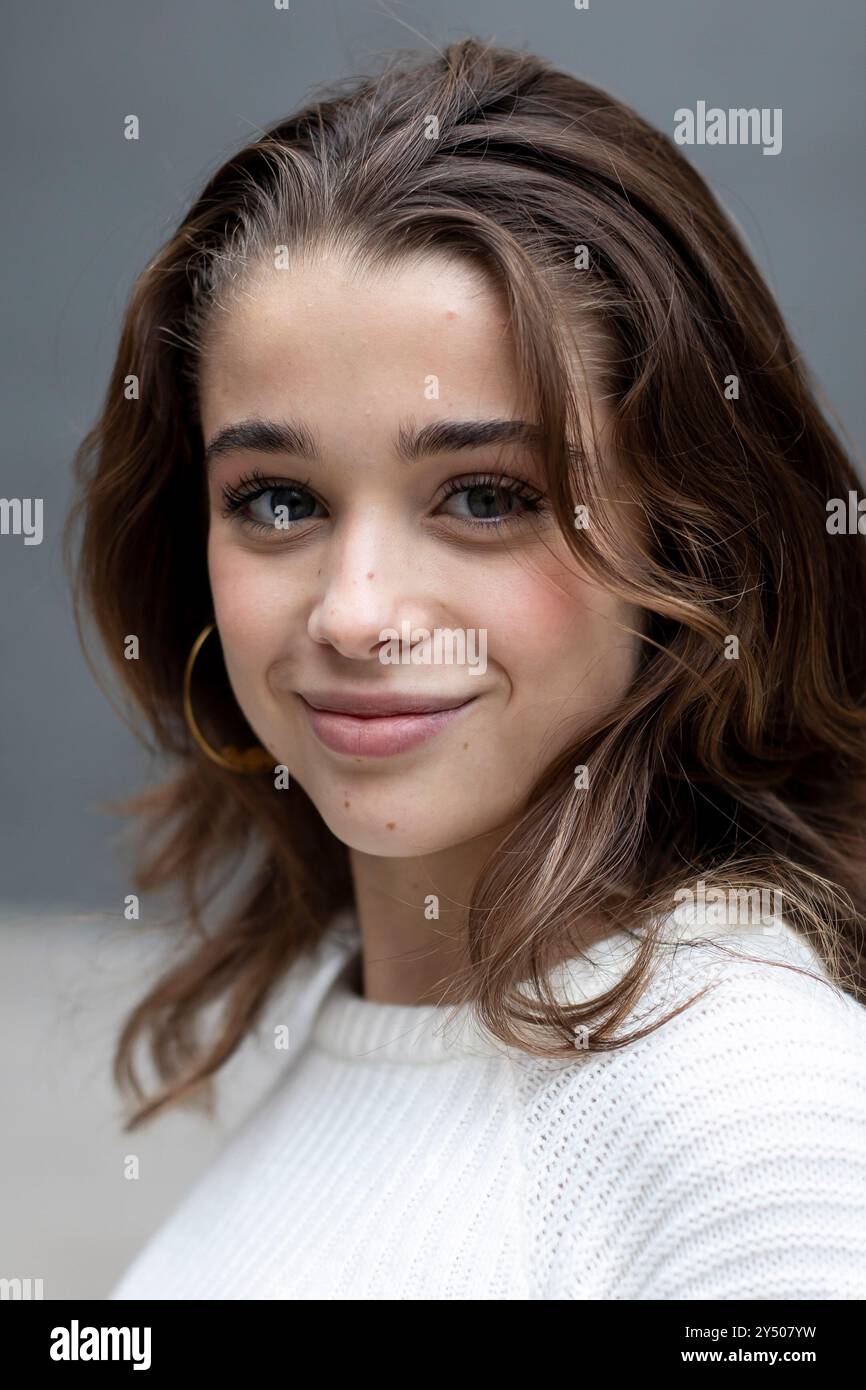 Berta Castañe poses for a Photo session Madrid on November 15, 2022 in ...