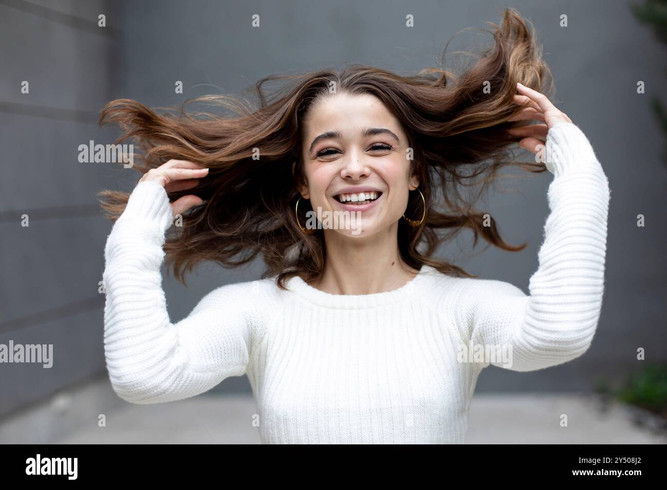 Berta Castañe poses for a Photo session Madrid on November 15, 2022 in ...