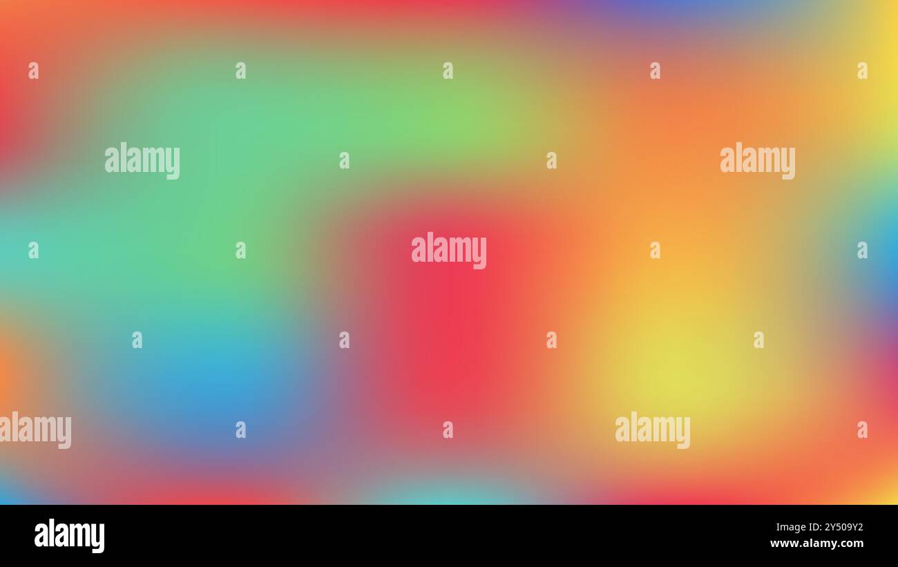 Blurred colorful background with red, blue, green, yellow, and orange ...