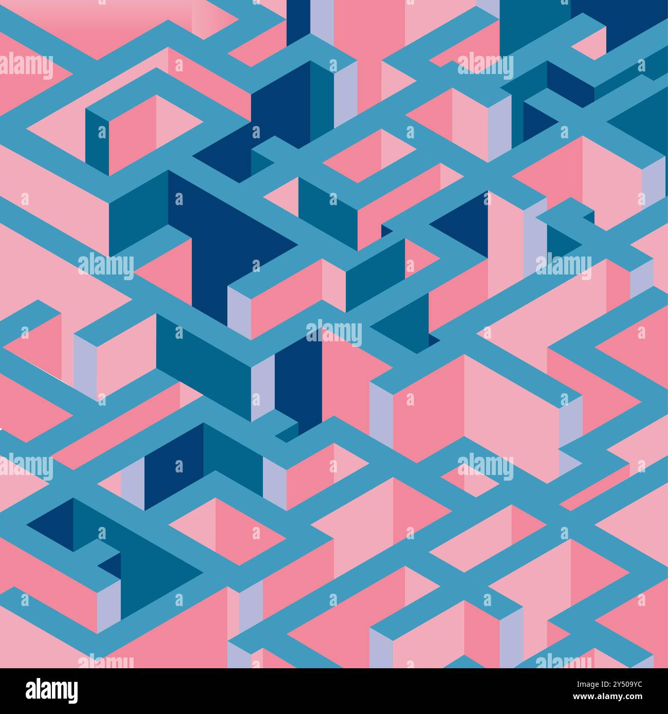 Geometric pattern with pink, blue, white squares for backgrounds ...