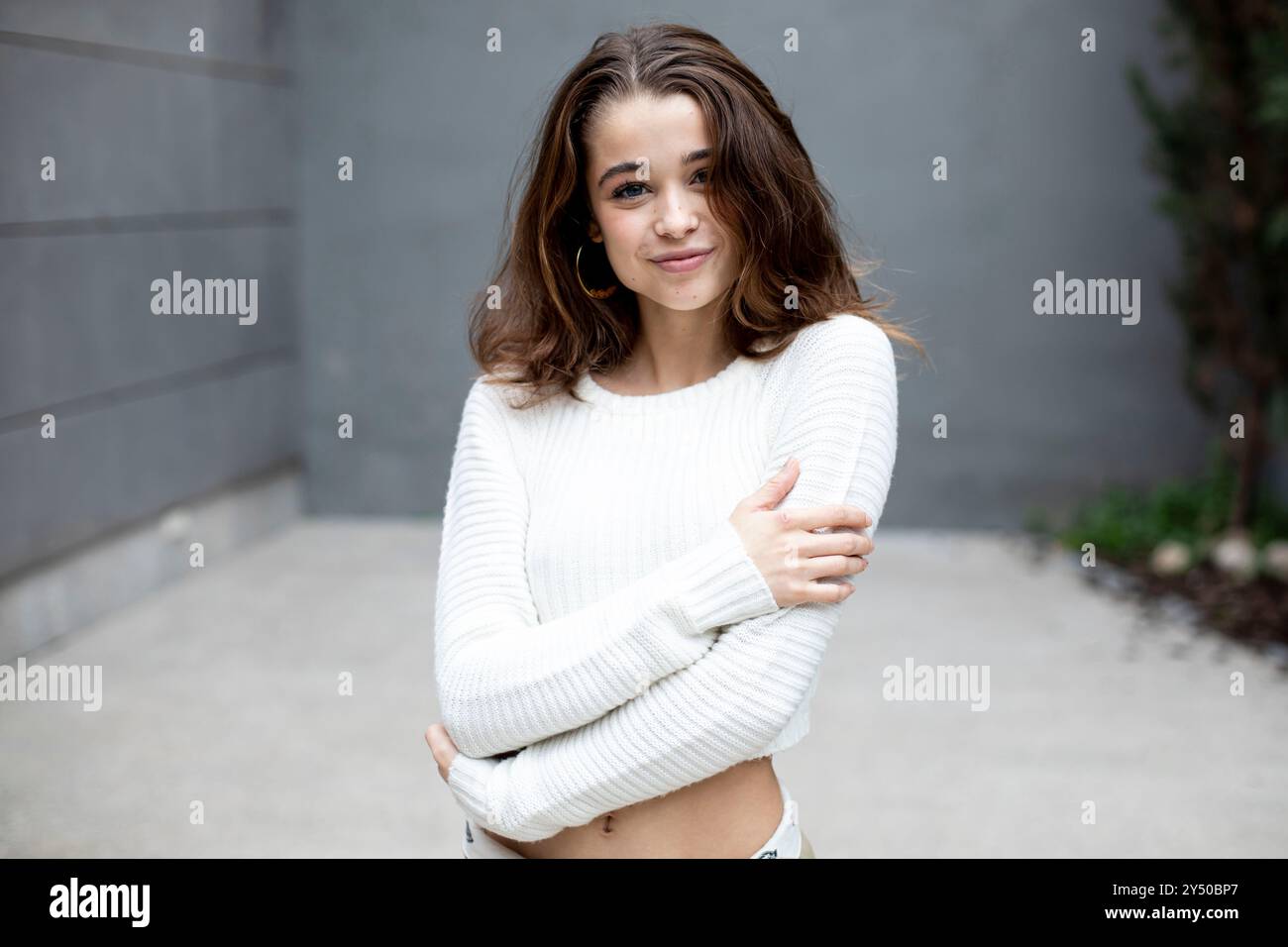 Berta Castañe poses for a Photo session Madrid on November 15, 2022 in ...