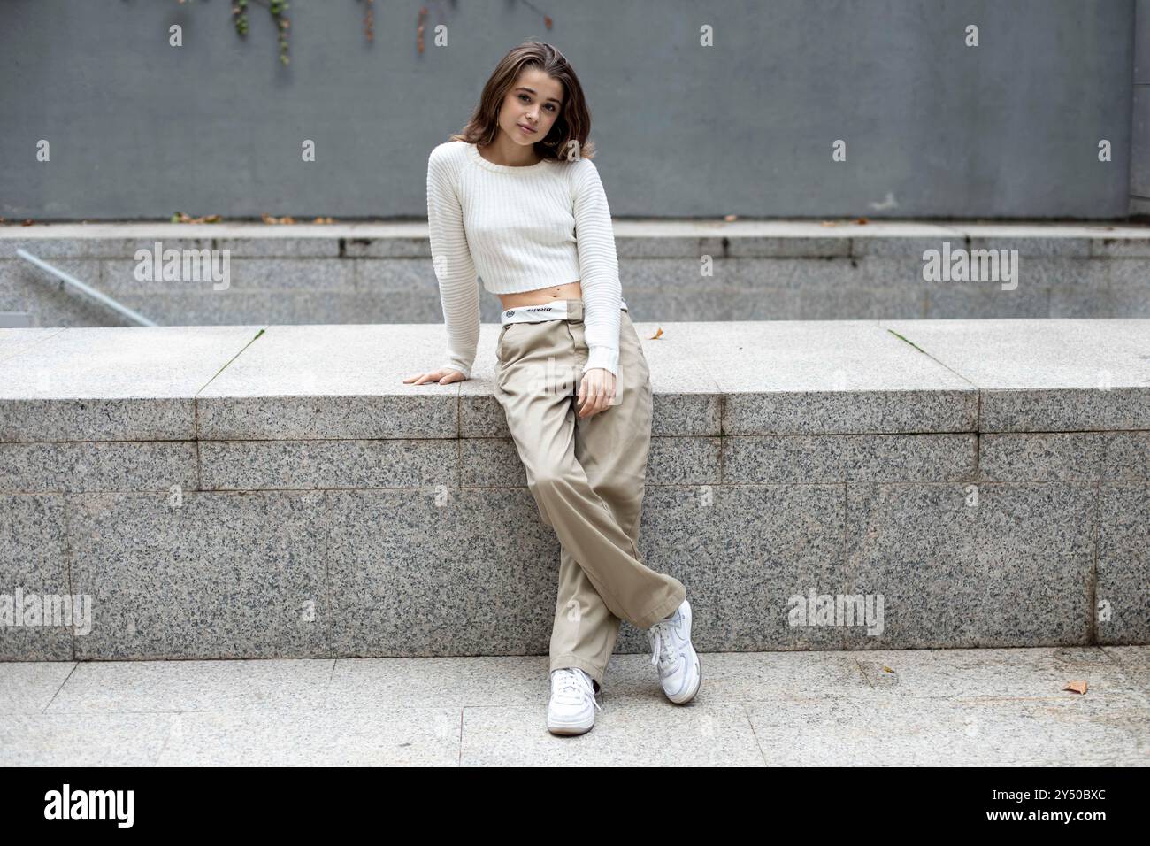Berta Castañe poses for a Photo session Madrid on November 15, 2022 in ...