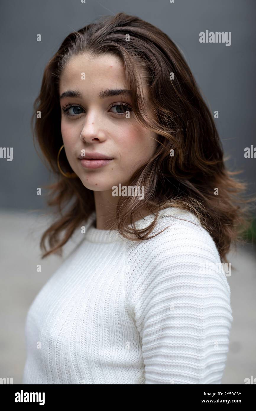 Berta Castañe poses for a Photo session Madrid on November 15, 2022 in ...