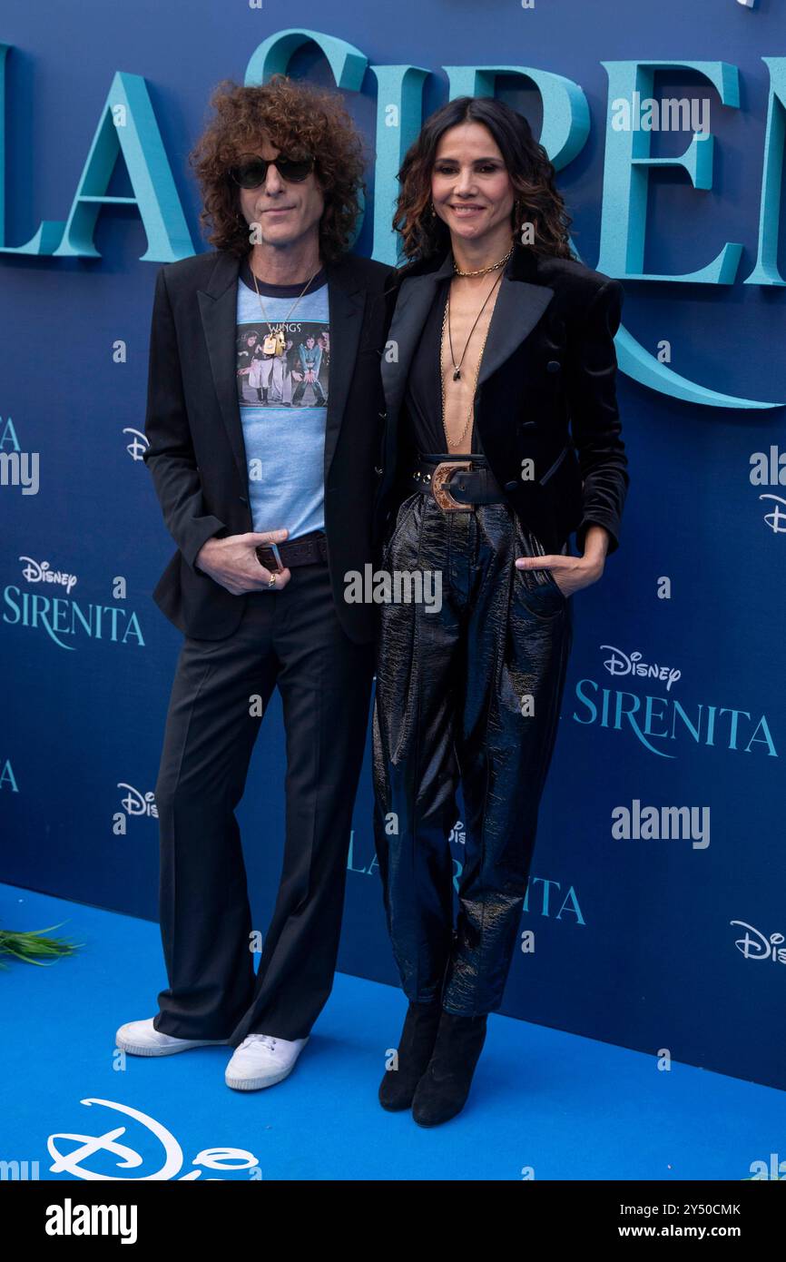 Craig Ross and Goya Toledo attends to 'La Sirenita' 'The Little Mermaid ...