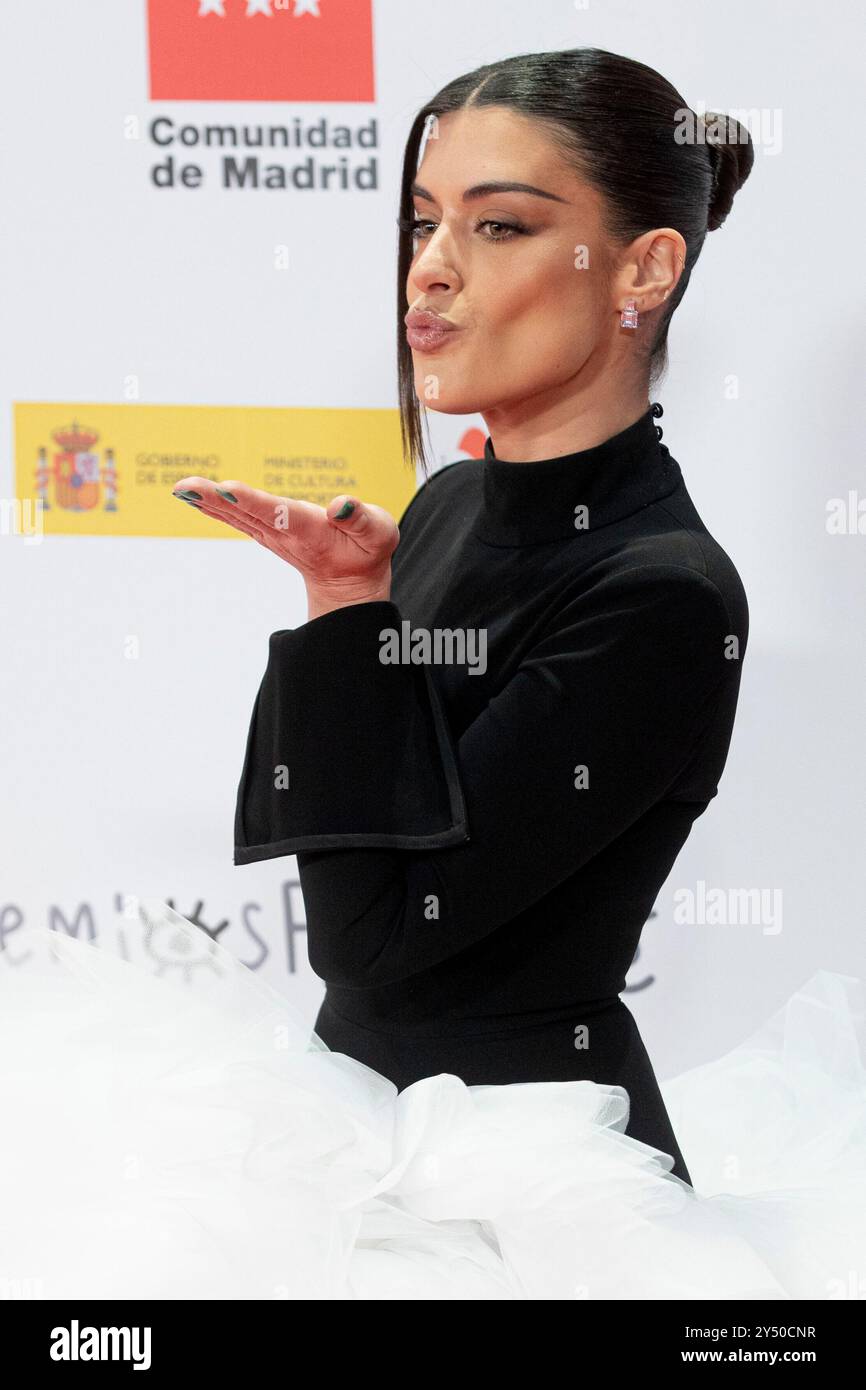 Aida Domenech Dulceida attends to the red carpet at the 28th Forque ...