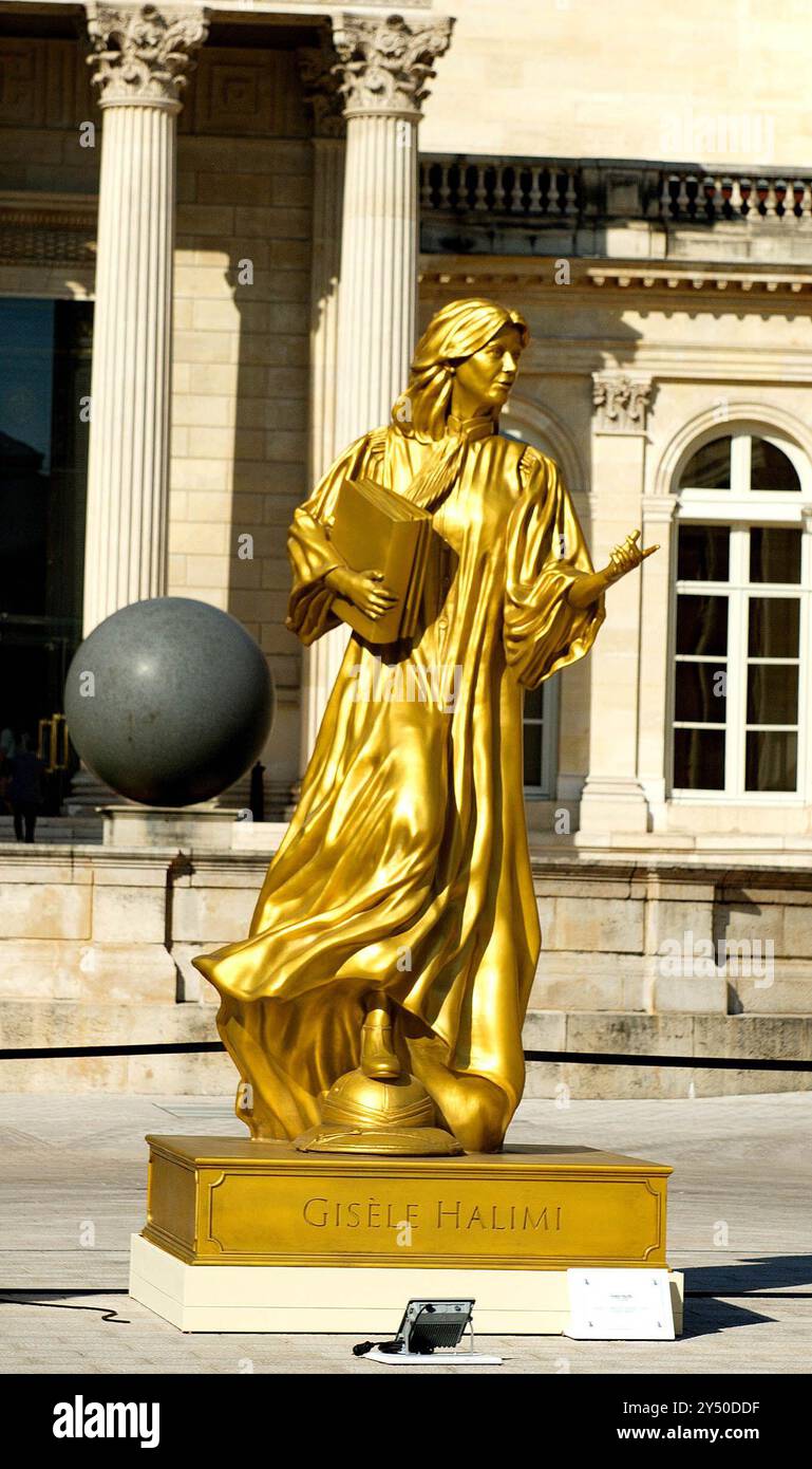 Ten statues of women honoured at the opening ceremony of the Games are ...