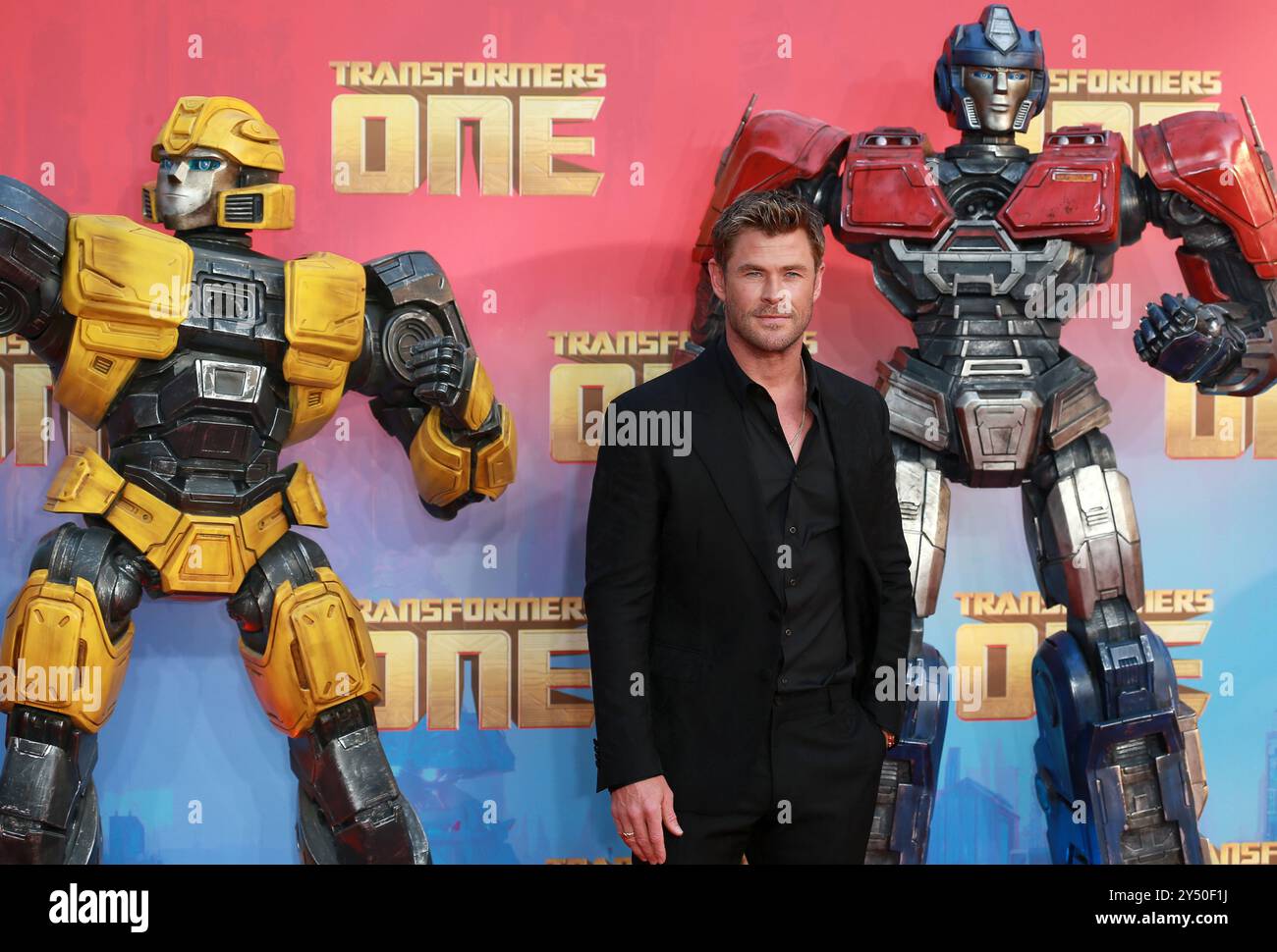 Chris Hemsworth attends the European Premiere of "Transformers One" at ...