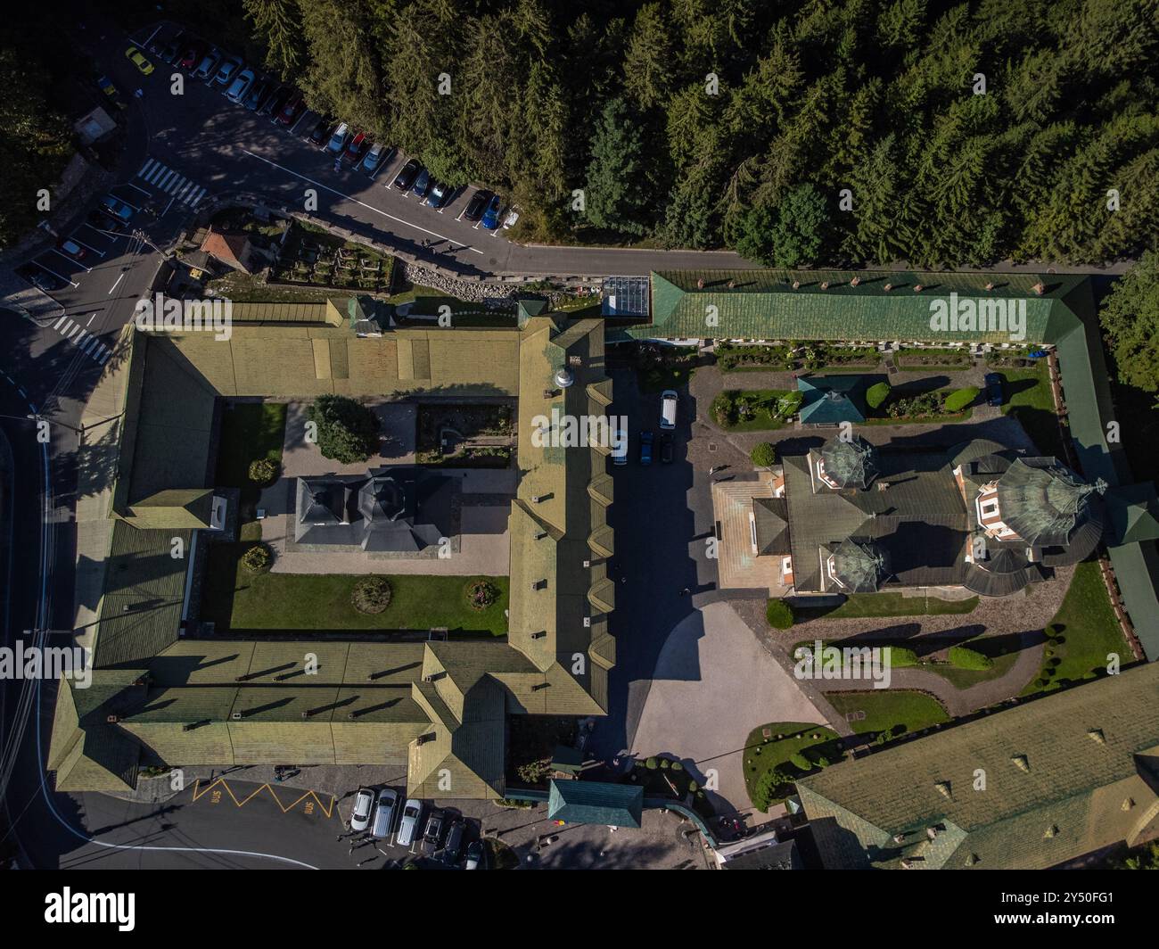 Zenithal aerial view medieval hi-res stock photography and images - Alamy