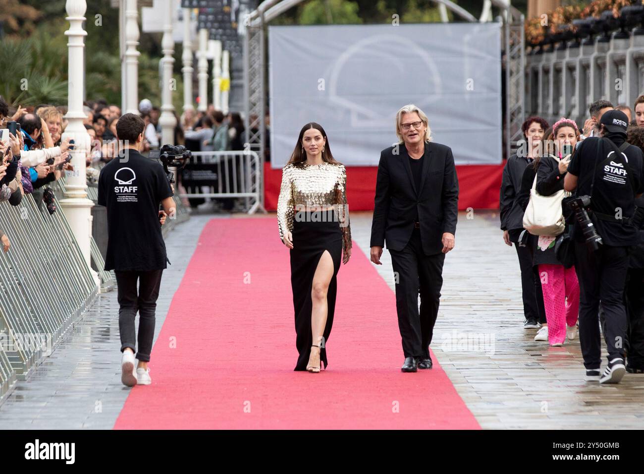 Ana de Armas and Australian director Andrew Dominik attended 'Blonde ...