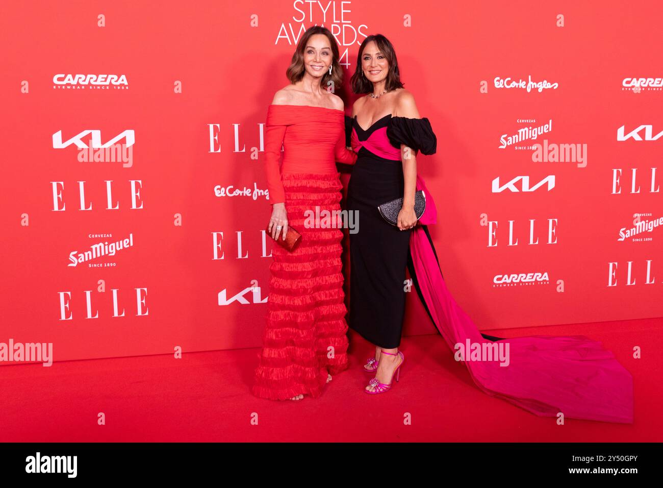 Isabel Preysler and Tamara Falco attended 'The ELLE Style Awards 2024 ...