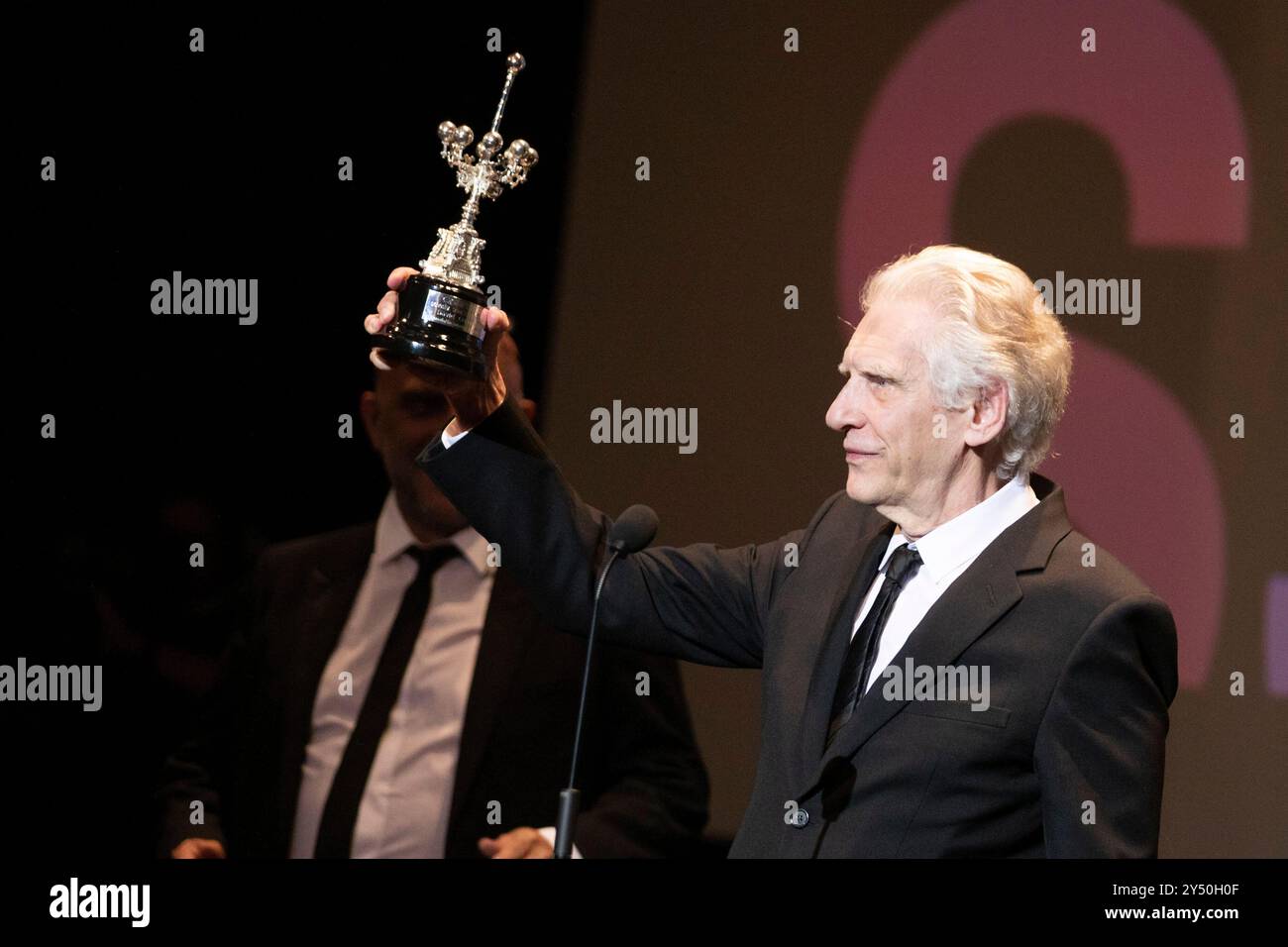 David Cronenberg receives the Donosti Award David Cronenberg during ...