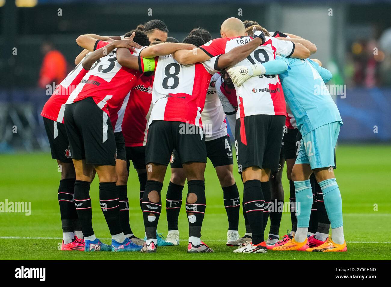 ROTTERDAM, NETHERLANDS - SEPTEMBER 19: David Hancko of Feyenoord ...