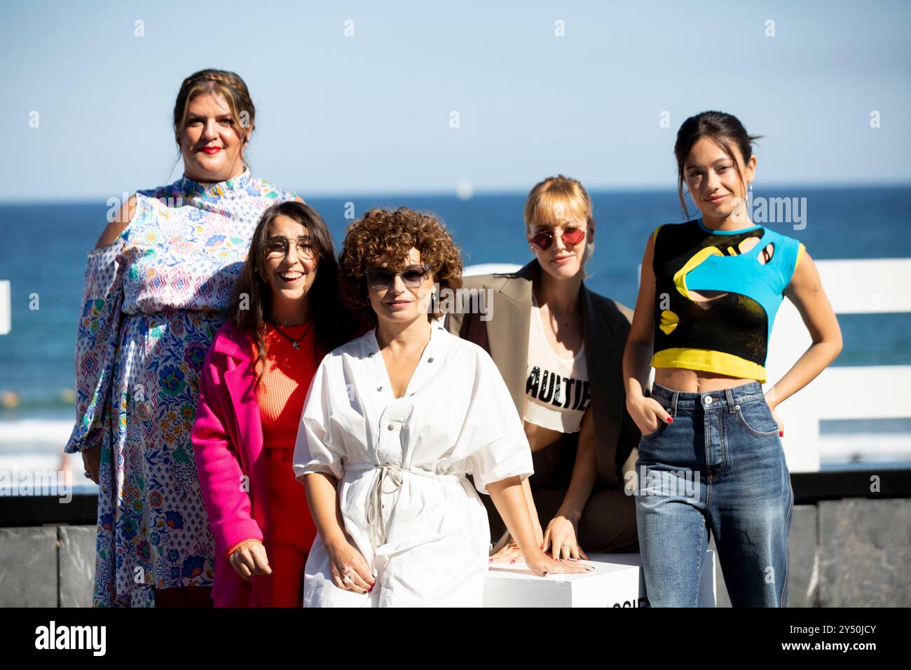 Actress natalia de molina and actress anna castillo hi-res stock ...