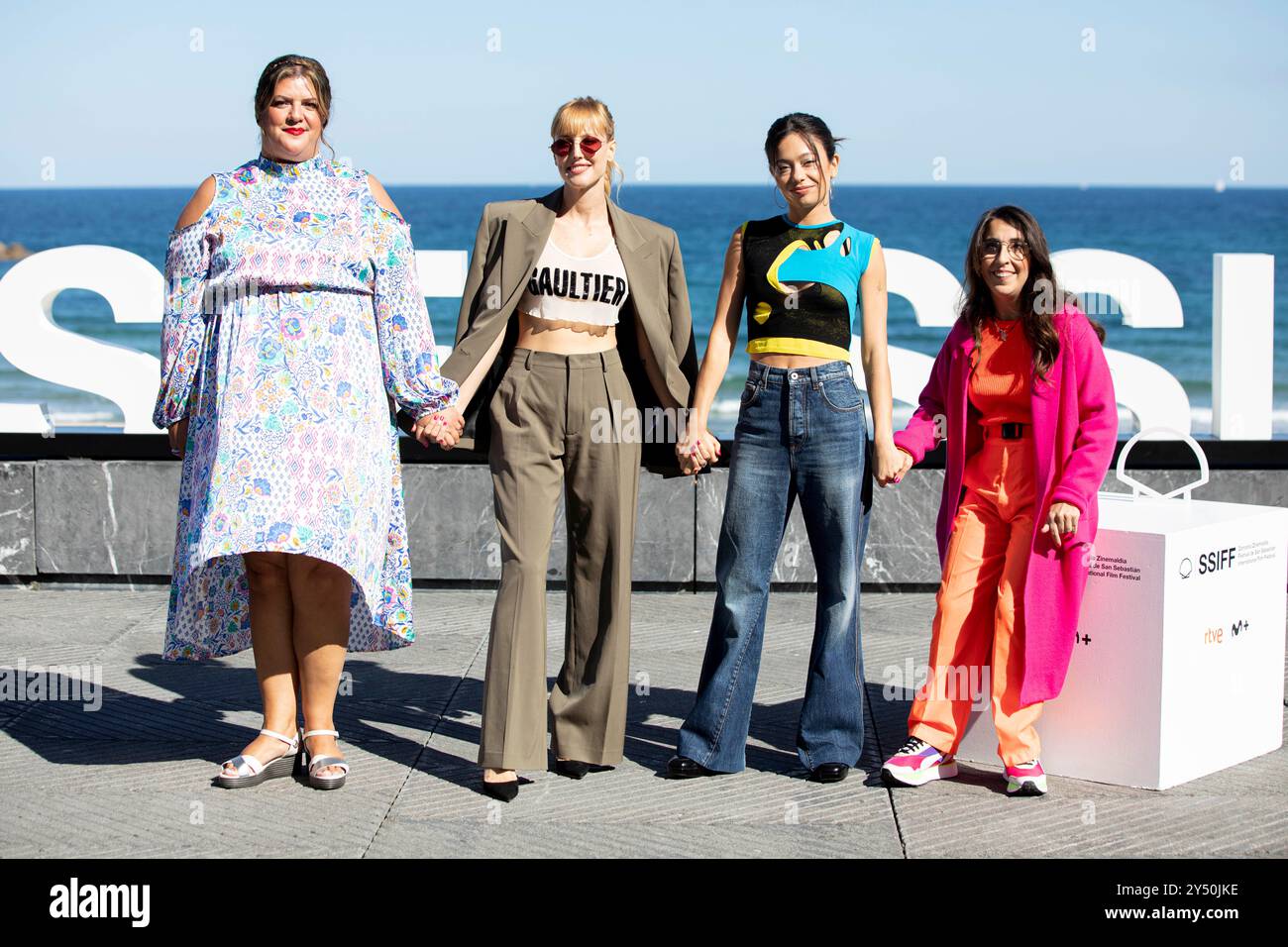 Coria Castillo, Anna Marchessi Riera, actress Natalia De Molina and ...