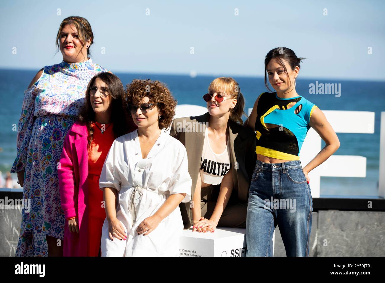 Actress natalia de molina and actress anna castillo hi-res stock ...