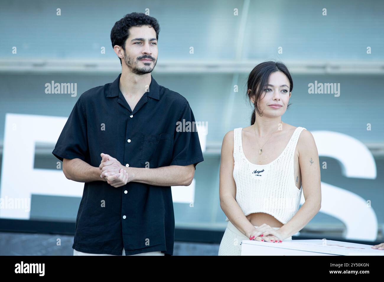 Anna Castillo and actor Chino Darin attended 'Historias para No Contar ...