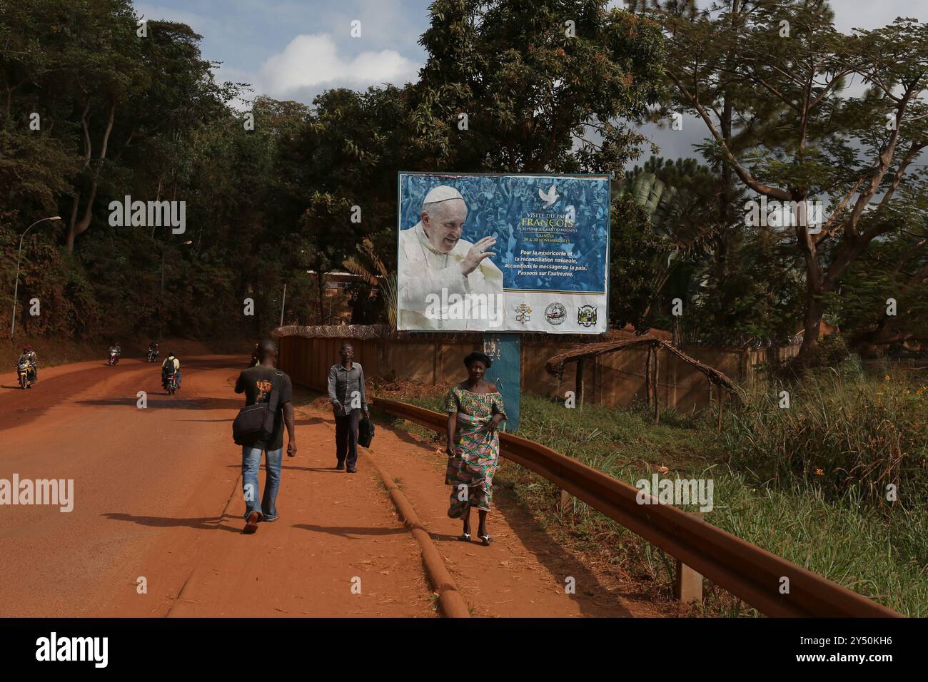 Pope Francis visits the Central African Republic Stock Photo - Alamy
