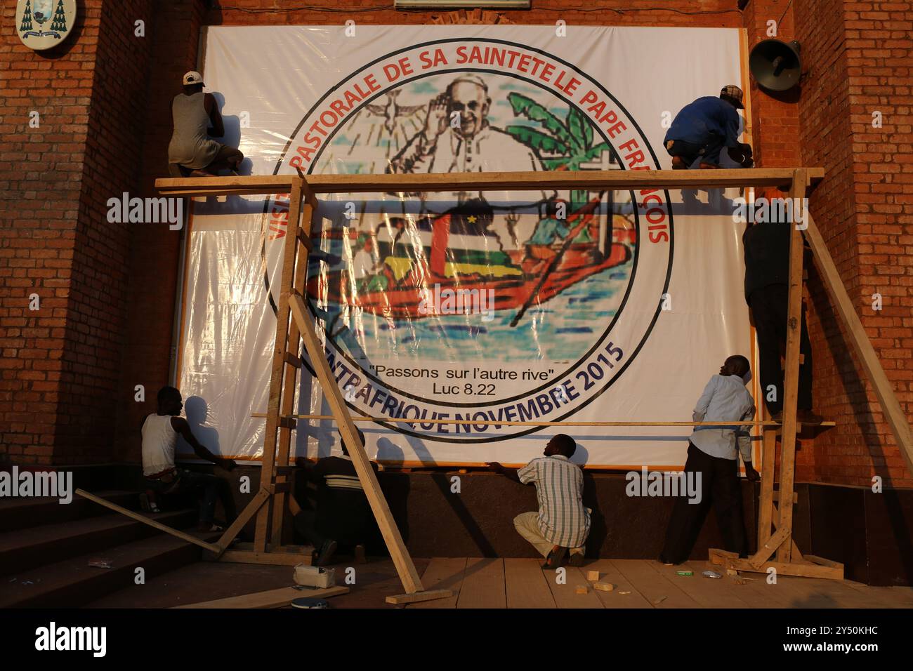 Pope Francis visits the Central African Republic Stock Photo - Alamy