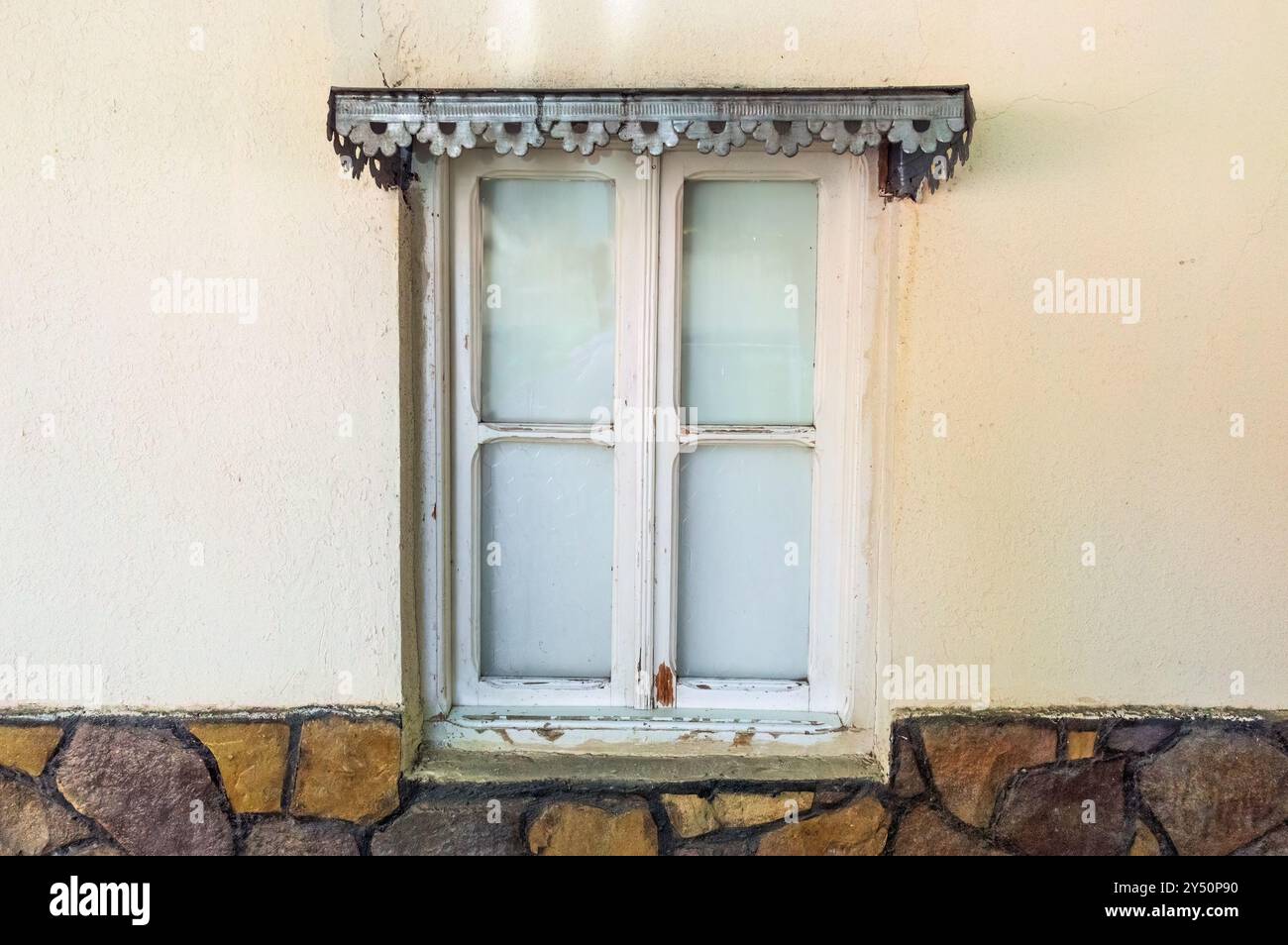 Wooden window in an old rural house Stock Photo - Alamy
