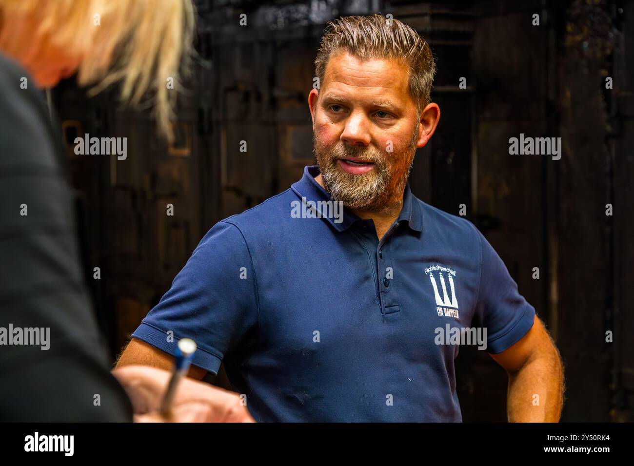 Mathias Föh, fourth generation owner of the Föh fish smokehouse. The ...