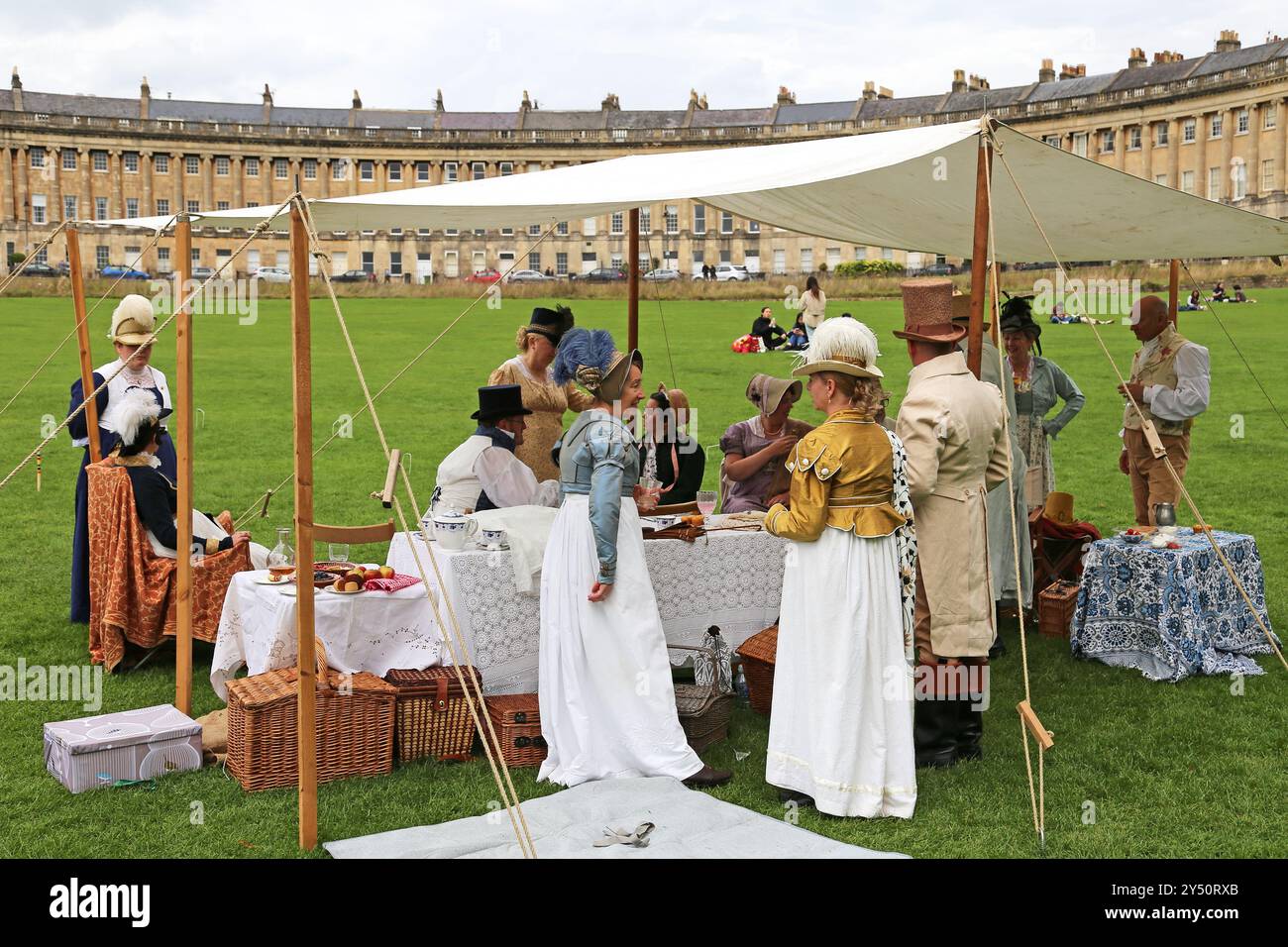 Regency Picnic, Jane Austen Festival 2024, Royal Crescent, Bath ...