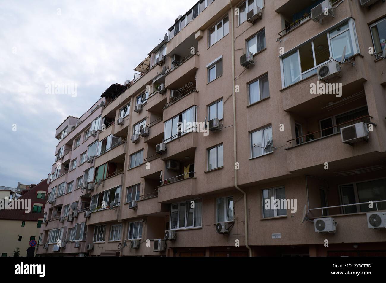 Residential buildings showcasing modern architectural design in an ...