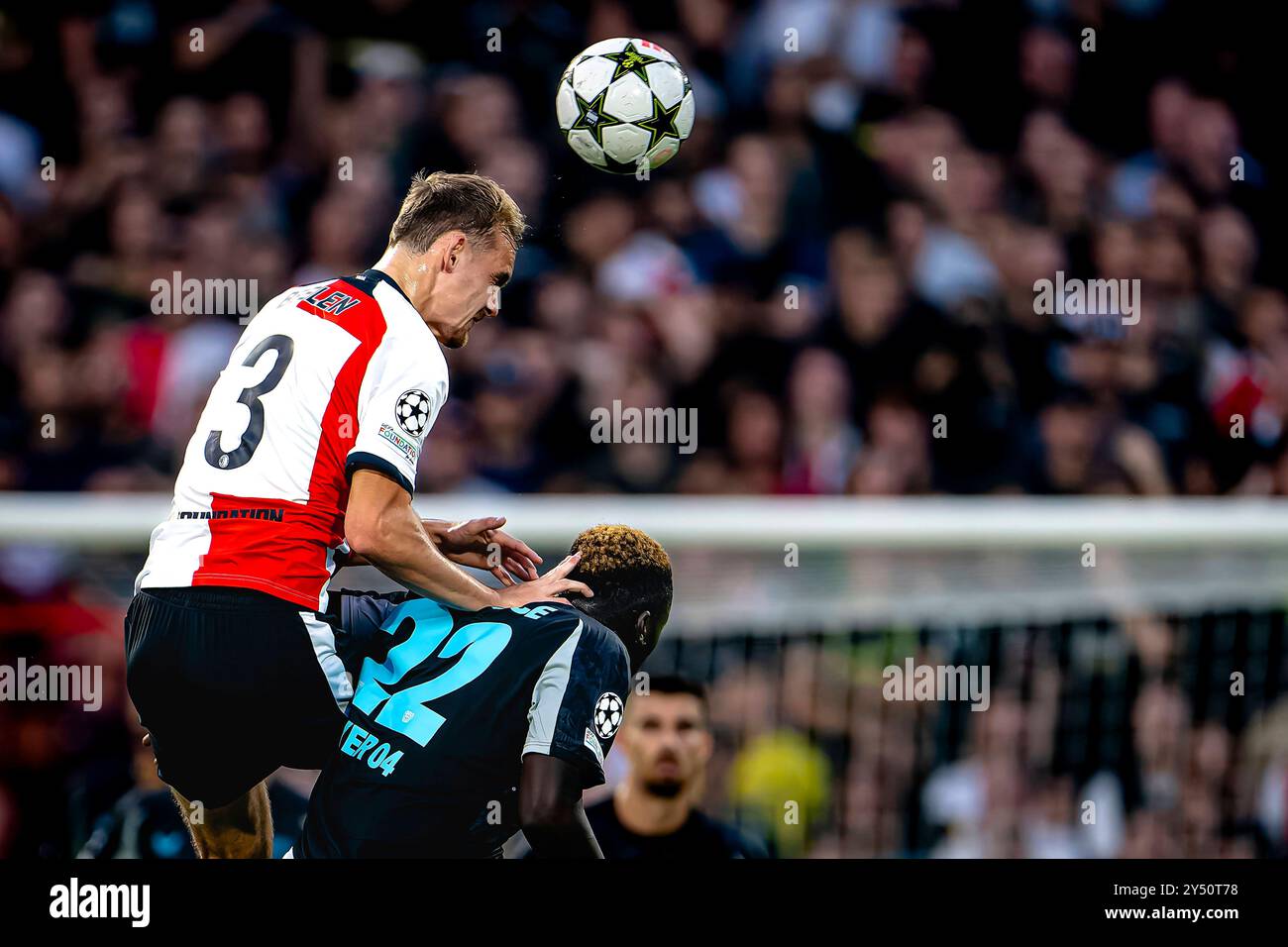 Feyenoord Rotterdam defender Thomas Beelen, Bayer 04 Leverkusen ...
