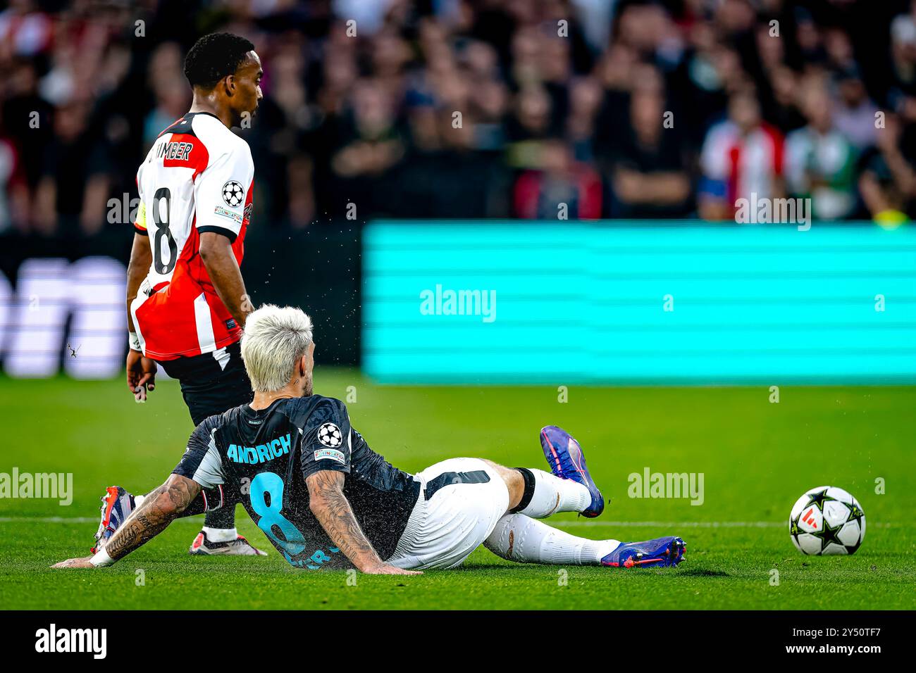 Feyenoord Rotterdam midfielder Quinten Timber, Bayer 04 Leverkusen ...