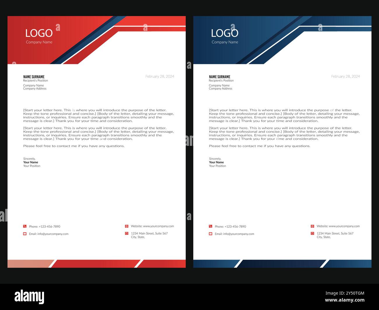 Letter head design hi-res stock photography and images - Alamy