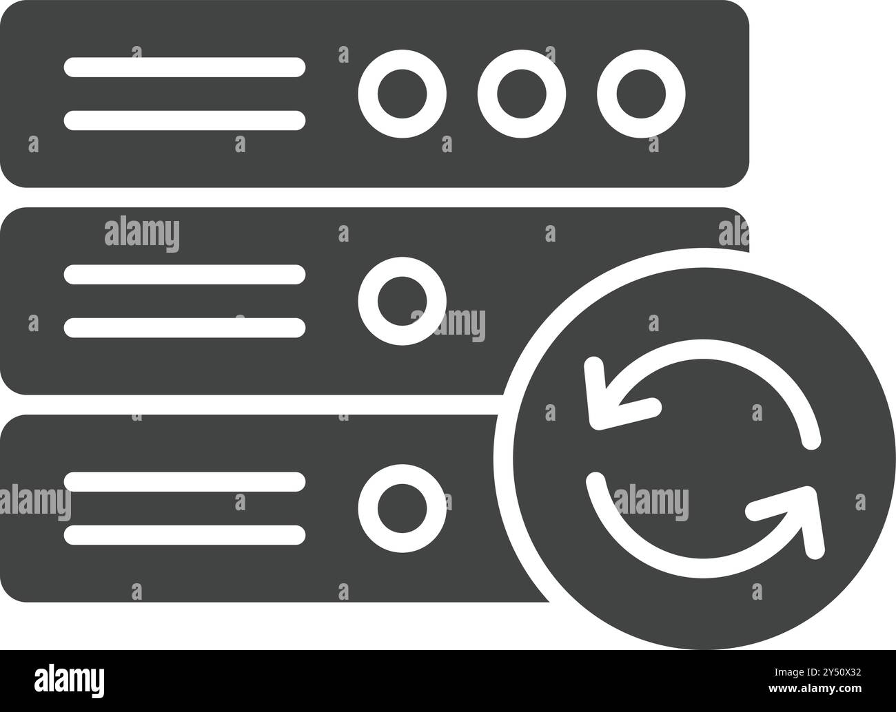 Backup icon vector image. Suitable for mobile application web ...