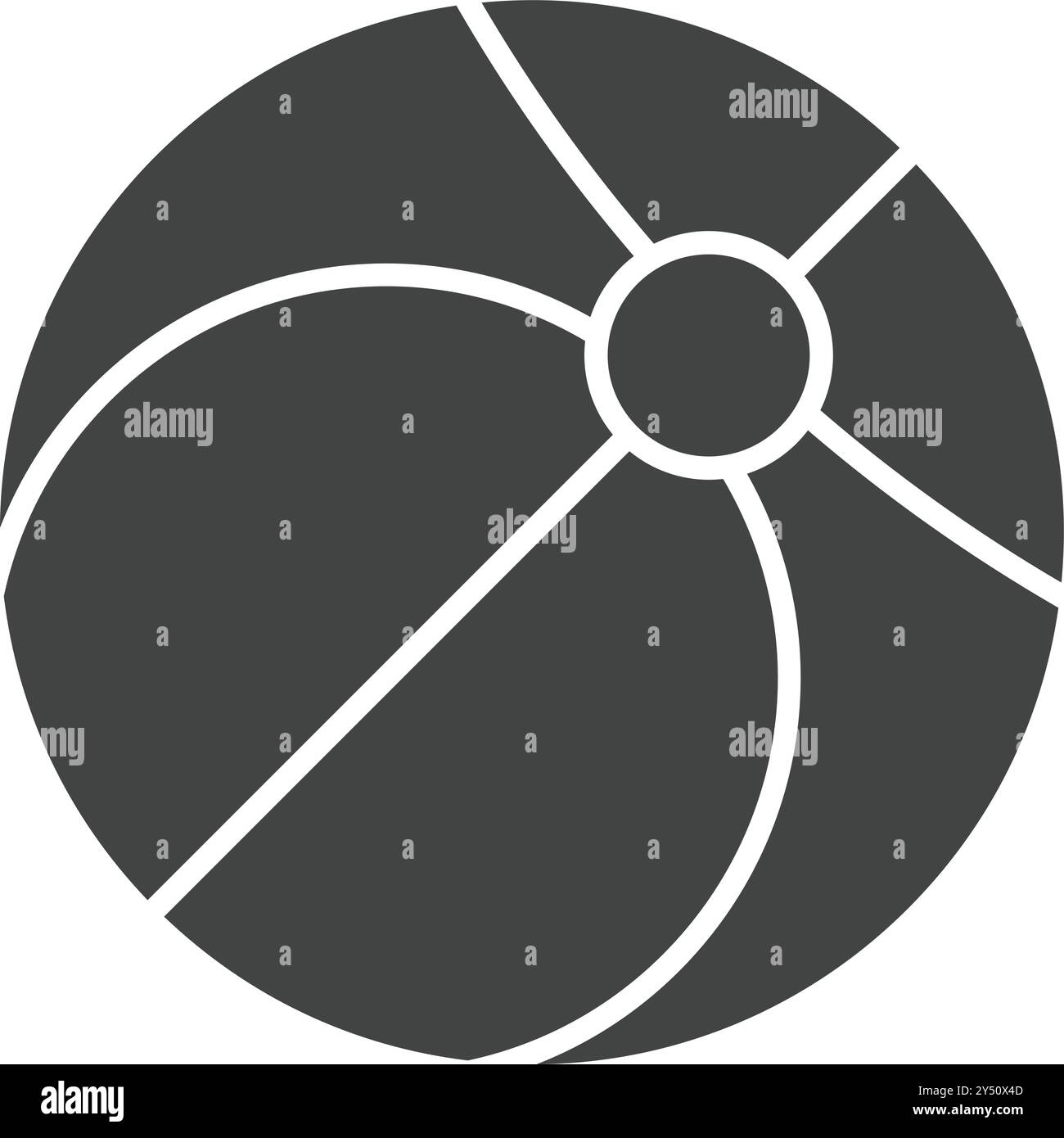Ball icon vector image. Suitable for mobile application web application ...