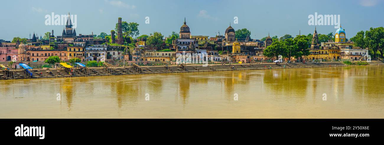 Ayodhya, India01 Sep 2008 Saryu River in Ayodhya, where lord Rama was ...