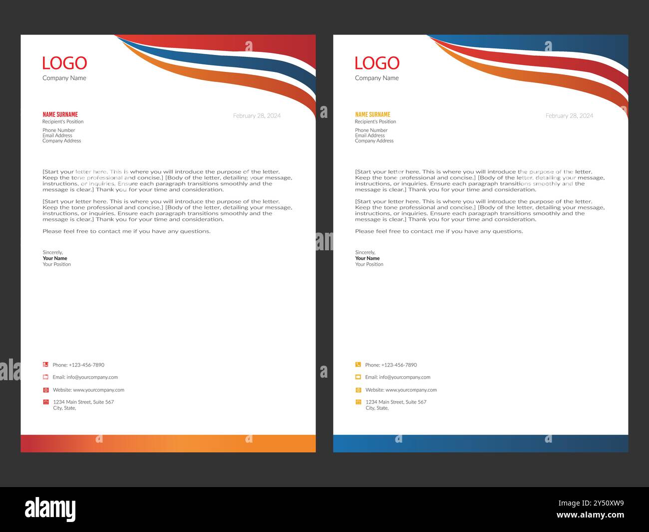 Professional letter hi-res stock photography and images - Alamy