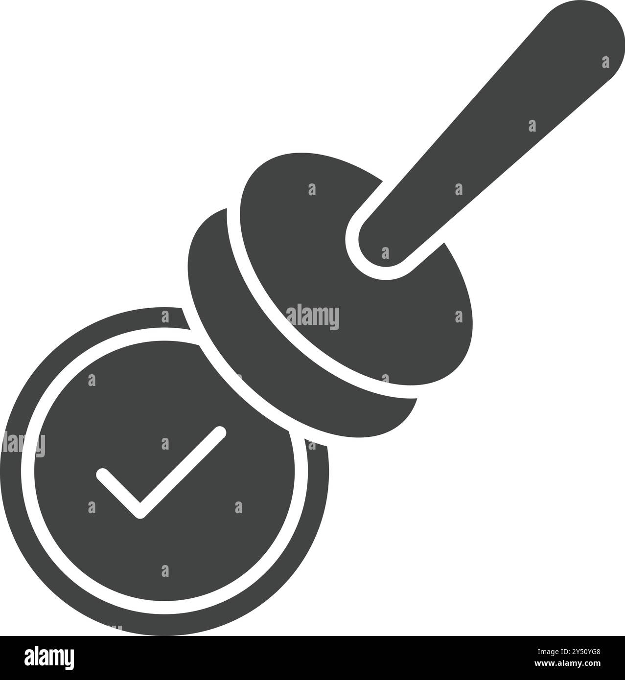 Approved icon vector image. Suitable for mobile application web ...