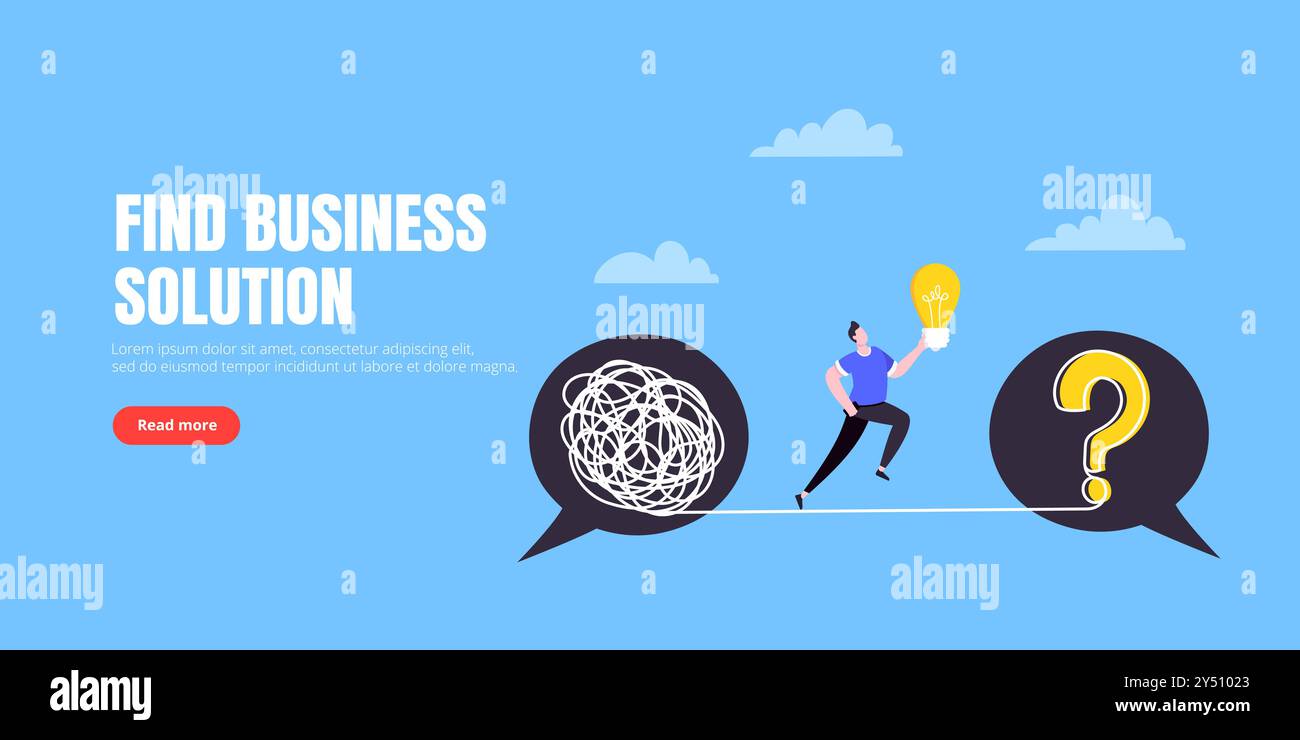 Understanding problem solution simplify challenge Stock Vector Image & Art - Alamy