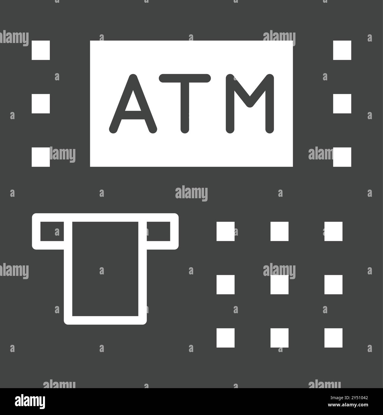 Atm icon vector image. Suitable for mobile application web application ...
