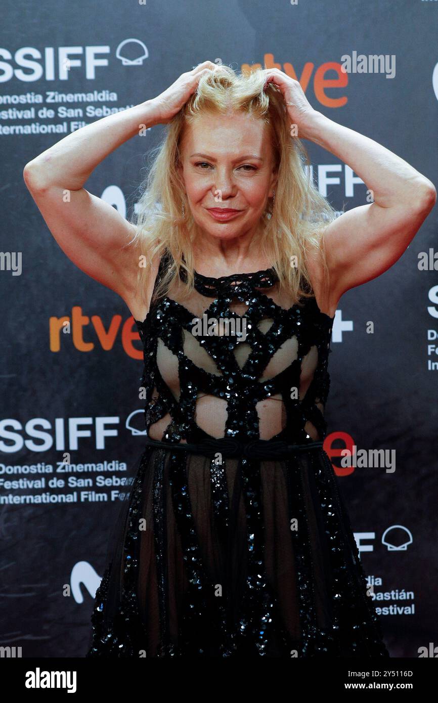 Cecilia Roth attended La Mesias Red Carpet during 71st San Sebastian ...