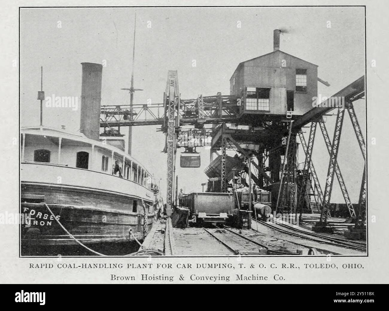 RAPID COAL-HANDLING PLANT FOR CAR DUMPING, T. & O. C. R.R., TOLEDO ...