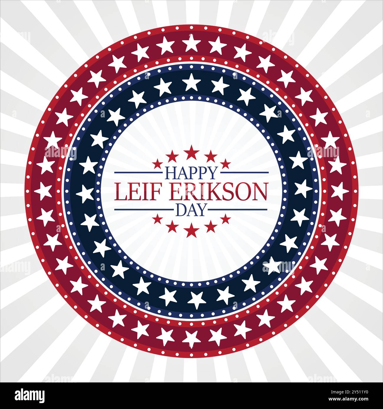 Happy Leif Erikson Day. Holiday concept. Template for background ...
