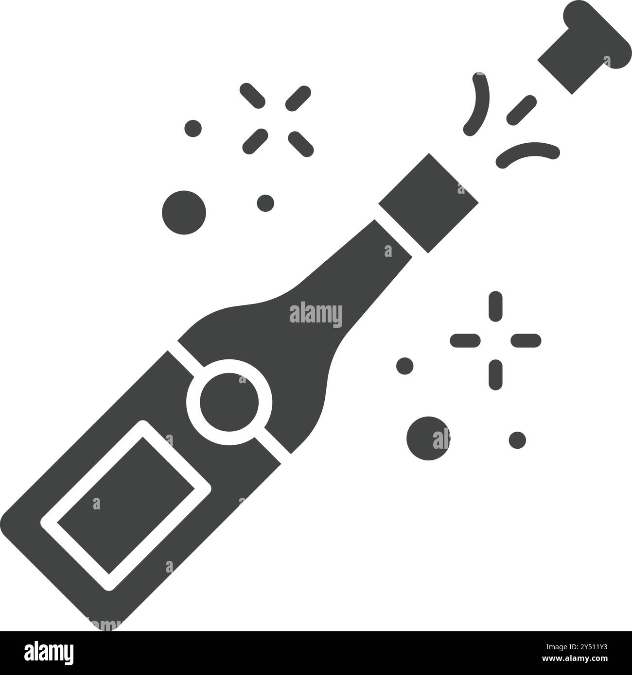 Champagne icon vector image. Suitable for mobile application web ...