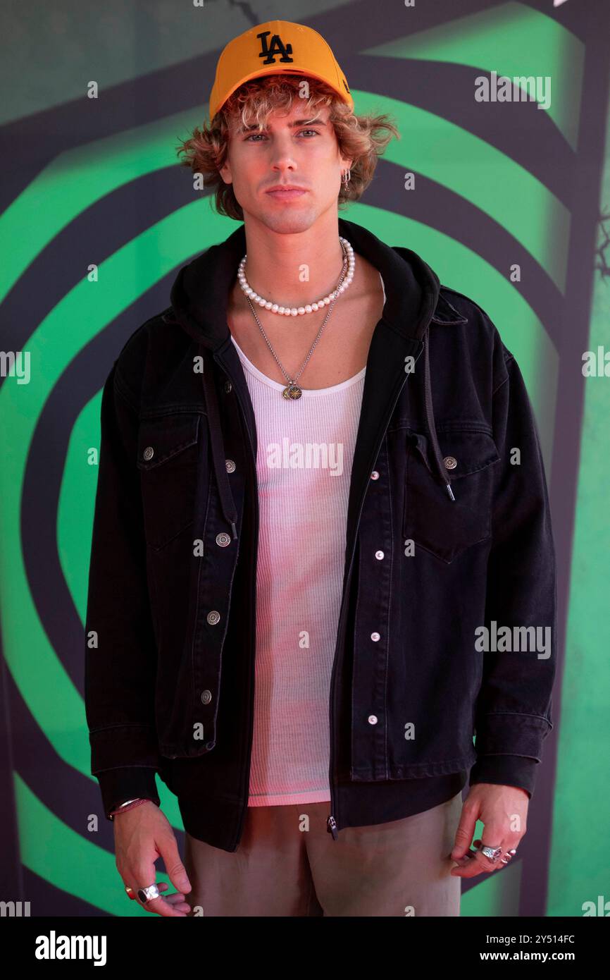Mike Fajardo attends to "Tim Burton. El Laberinto" opening exhibition ...