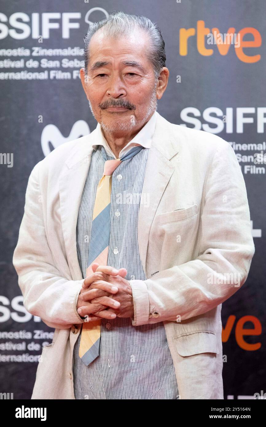 Tatsuya Fuji attended Closing Ceremony during 71st San Sebastian International Film Festival at ...