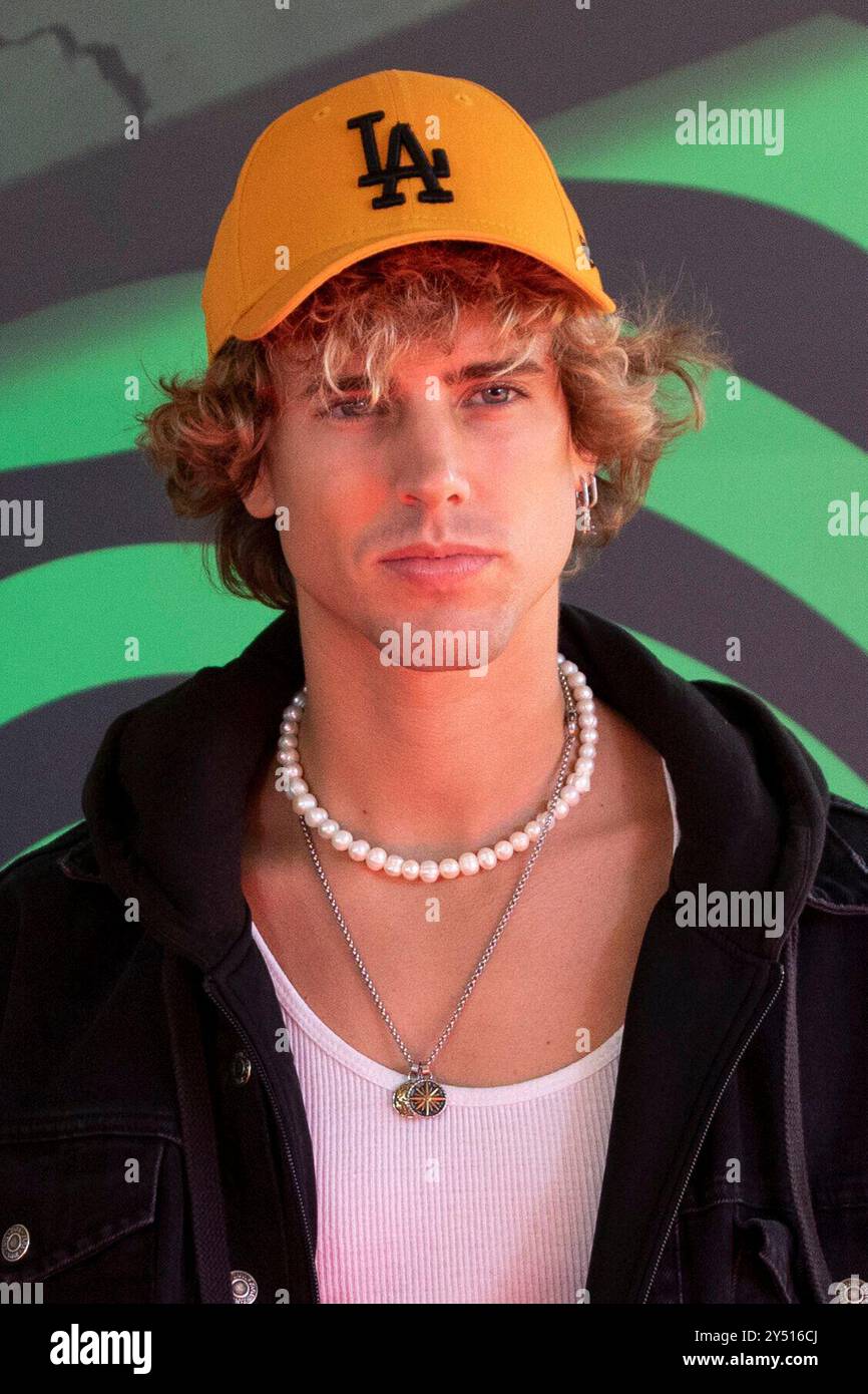 Mike Fajardo attends to "Tim Burton. El Laberinto" opening exhibition ...