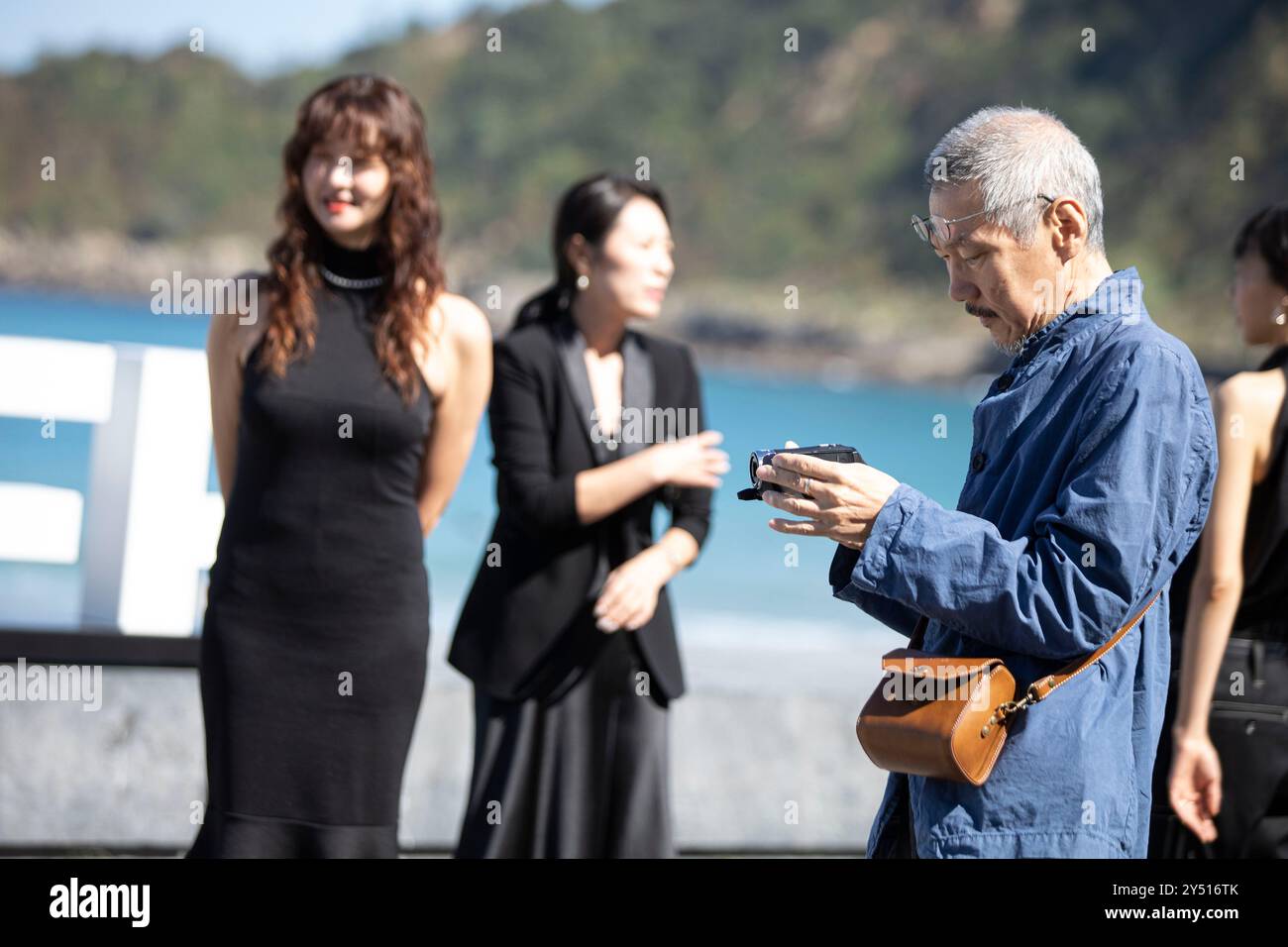 Actress cho yun hee and director hong sangsoo hi-res stock photography ...